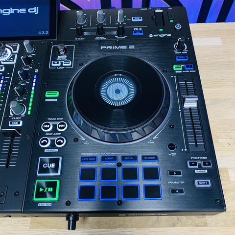 Denon DJ PRIME 2 DJ Controller with Decksaver and Magma Case – Why Buy New